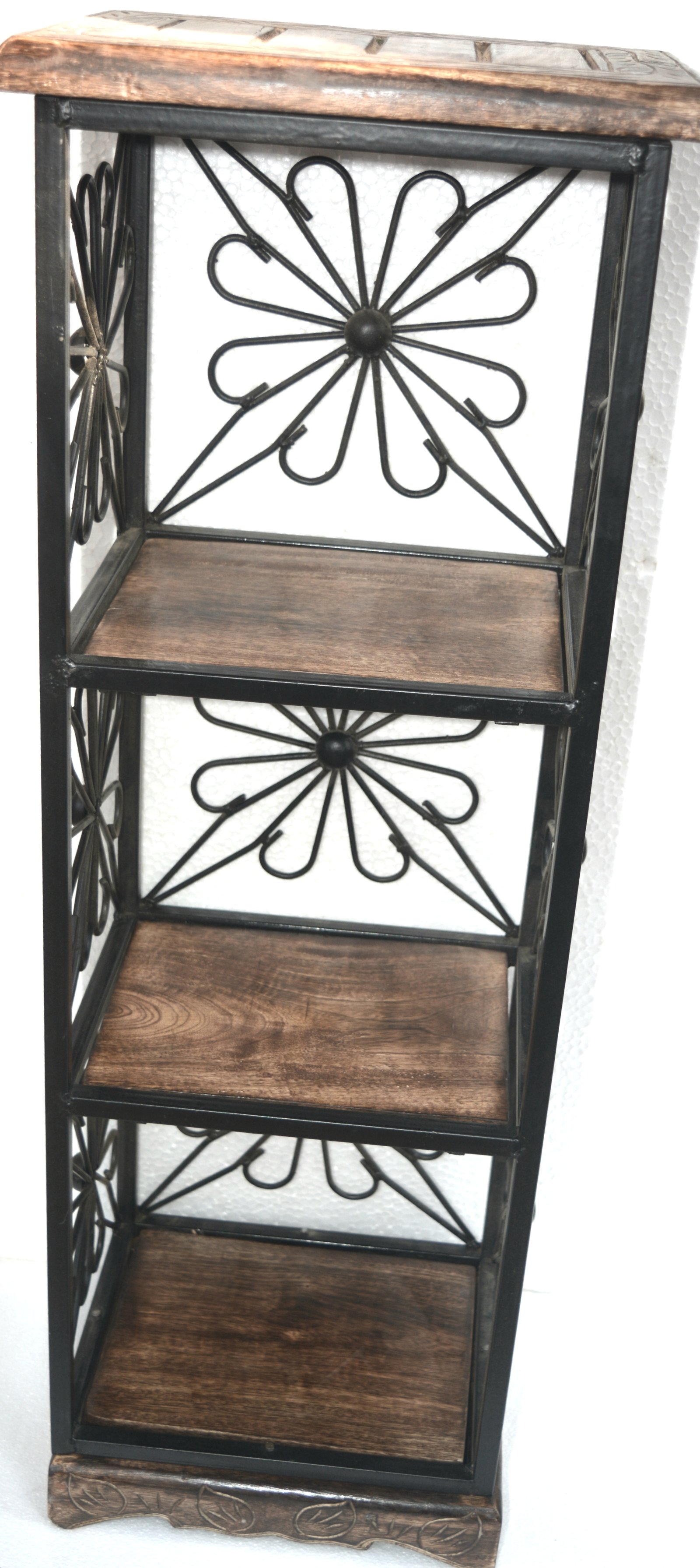Wooden hand craved rack